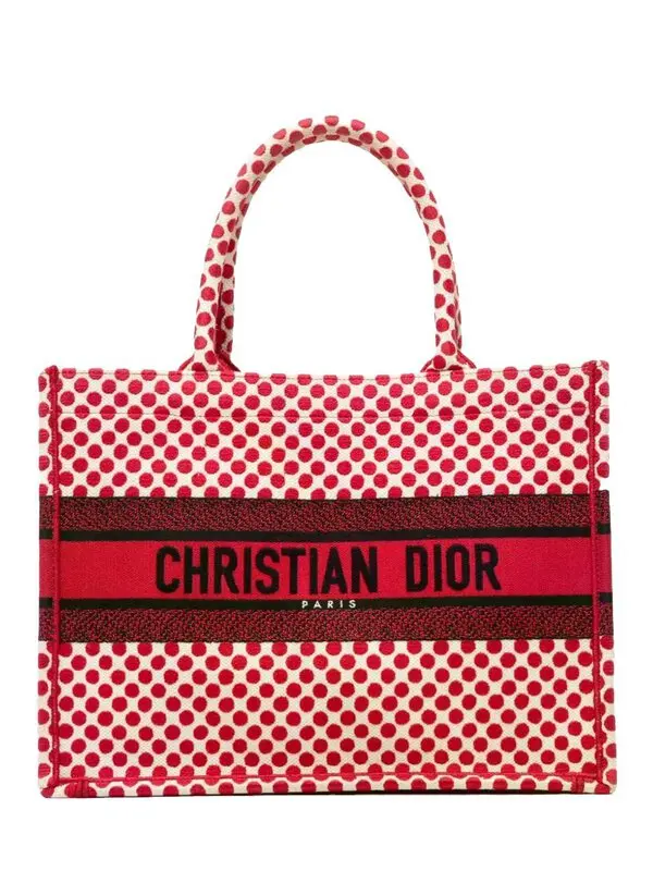 Dior Dioramour Book Tote Bag - Red