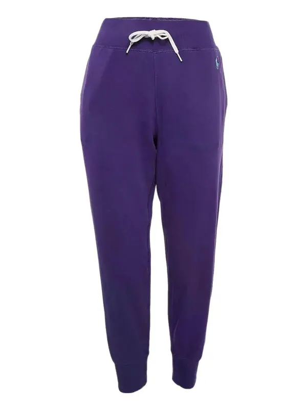 Polo Ralph Lauren Vintage Knitted Cotton Track Pants - Purple