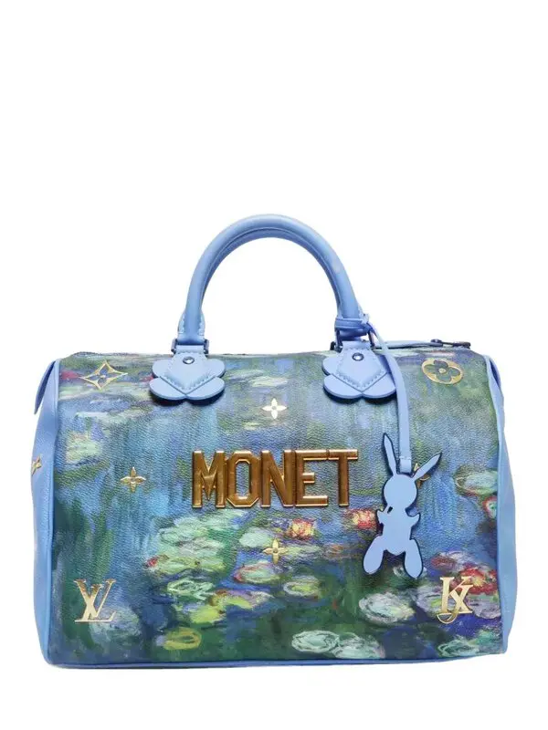 LOUIS VUITTON X Jeff Koons Masters Collection Speedy 30 Handbag - Blue