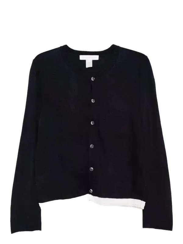 Comme Des Garçons 2000s Button-down Cardigan - Blue
