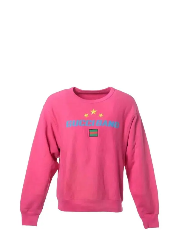 Gucci Logo-print Sweatshirt - Pink