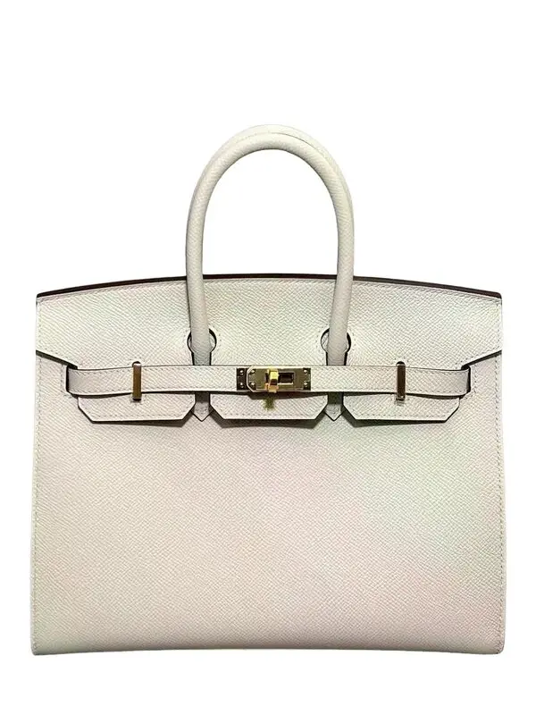 Hermès Birkin Sellier 25 Epsom Gold Hardware Handbag - Neutrals