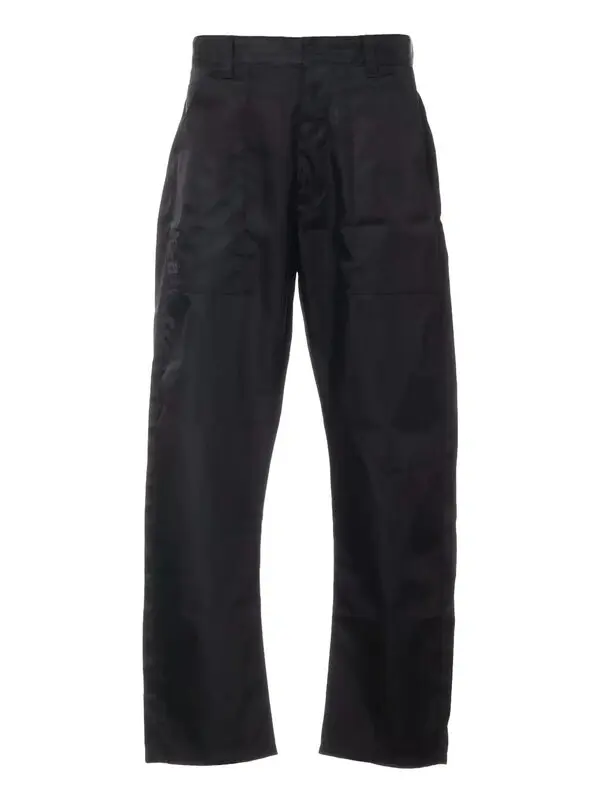 Prada 2020 Logo-detail Trousers - Black