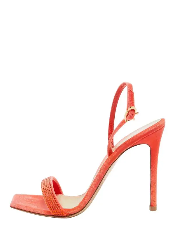 GIANVITO ROSSI 110mm Britney Strappy Sandals - Red