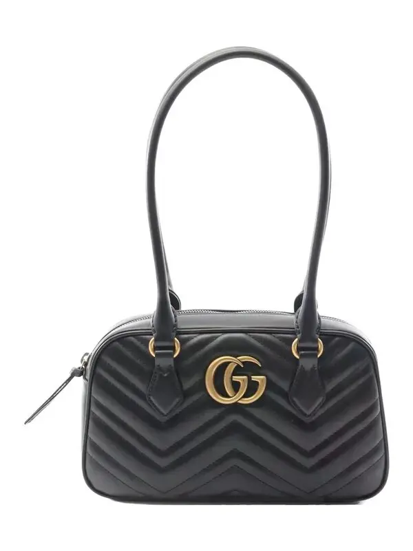 Gucci Gg Marmont Quilted Tote Bag - Black