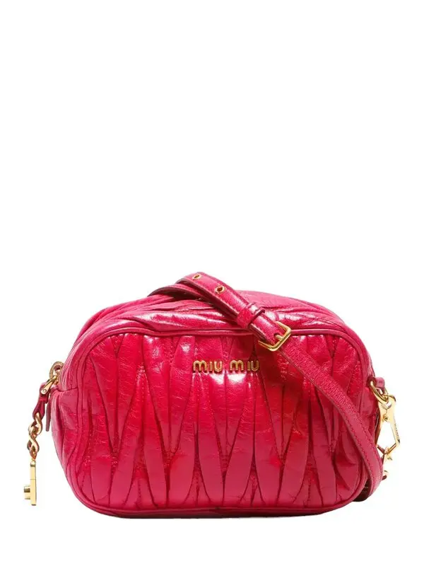 Miu Miu 2015 Matelasse Shoulder Bag - Pink