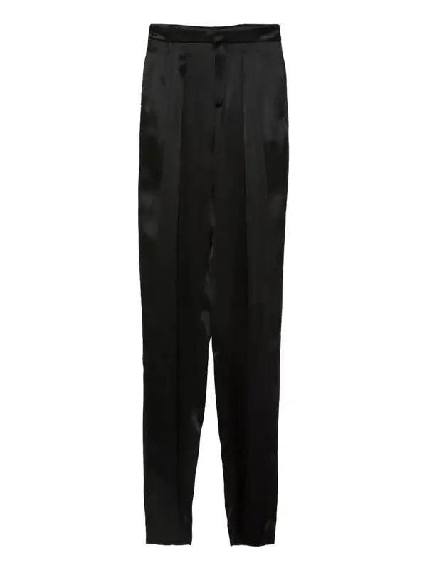 Gucci 2010s Silk Trousers - Black