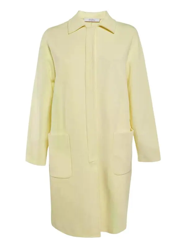 Max Mara Single-breasted Coat - Yellow