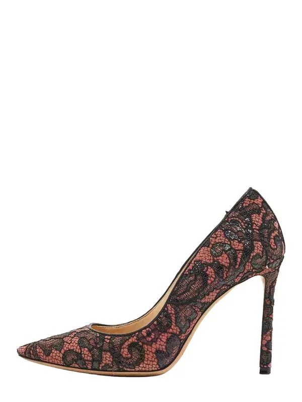 JIMMY CHOO 110mm Corded Lace Pumps - Pink