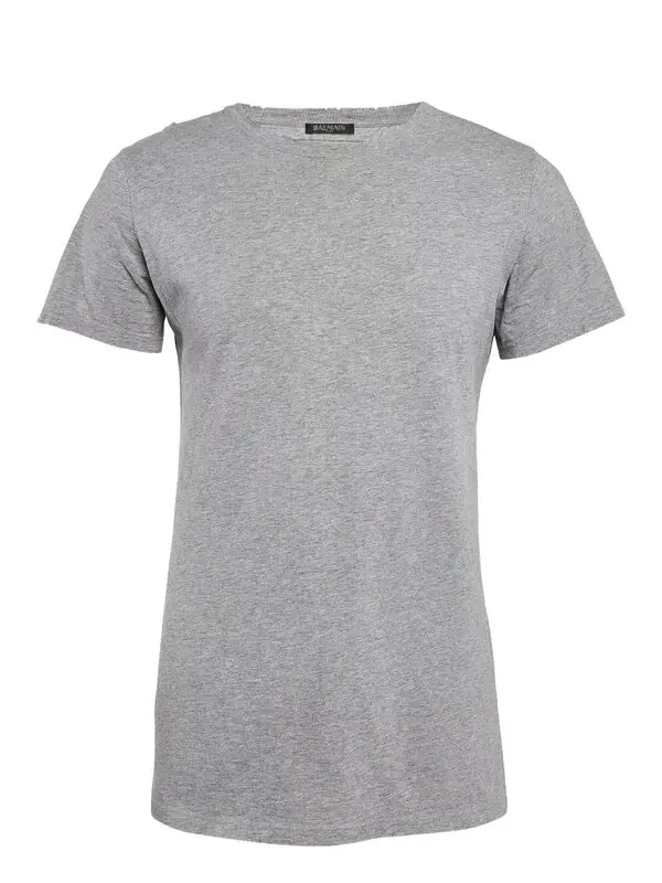 Balmain Cotton T-shirt - Grey