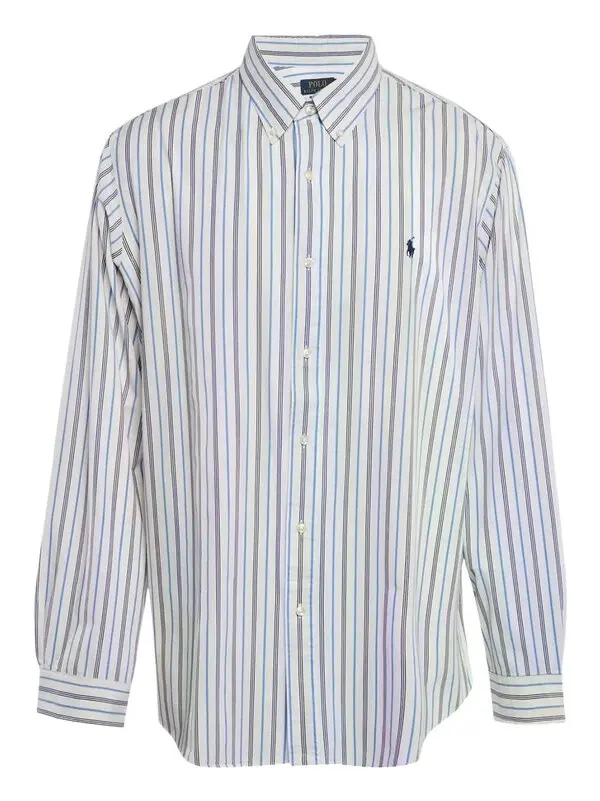 Polo Ralph Lauren Stripe Cotton Shirt - White