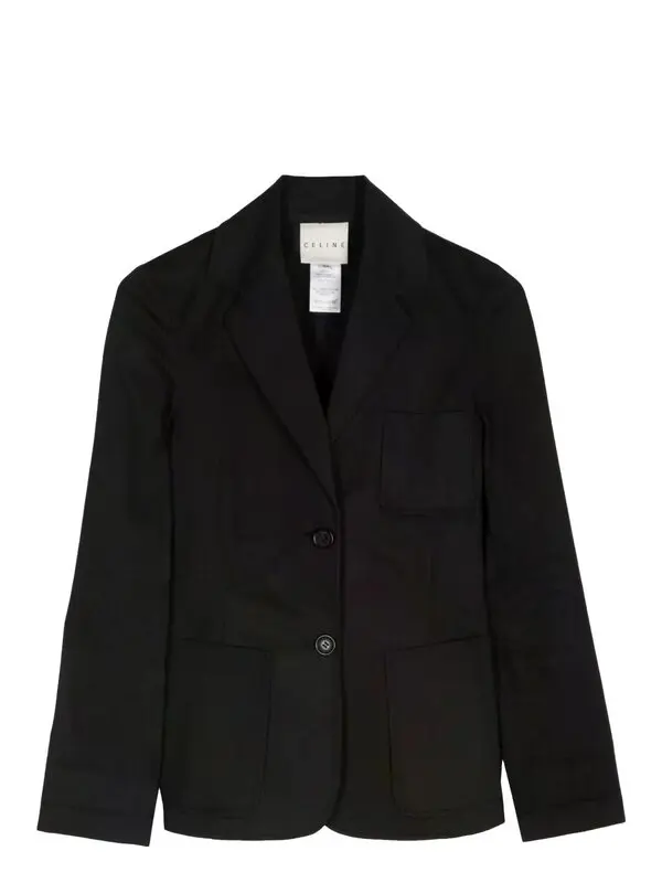 Celine Single-breasted Blazer - Black