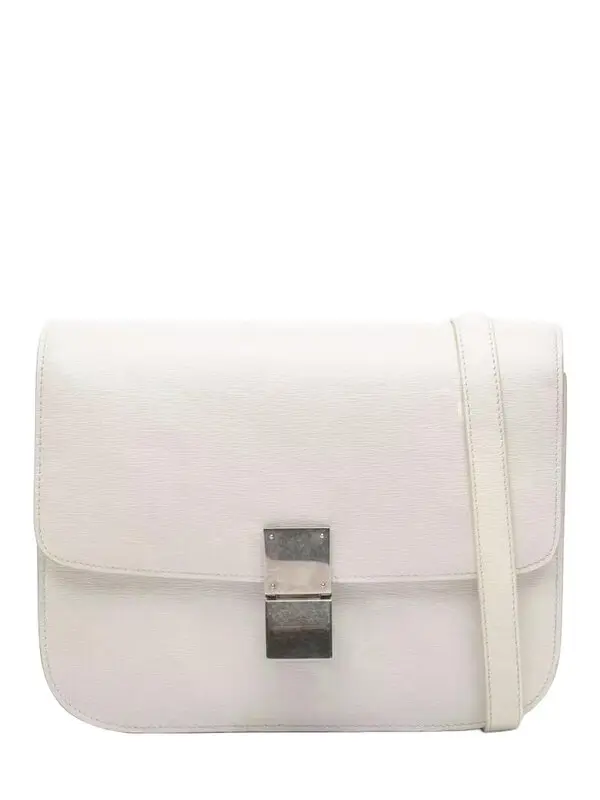Celine Classic Box Crossbody Bag - White