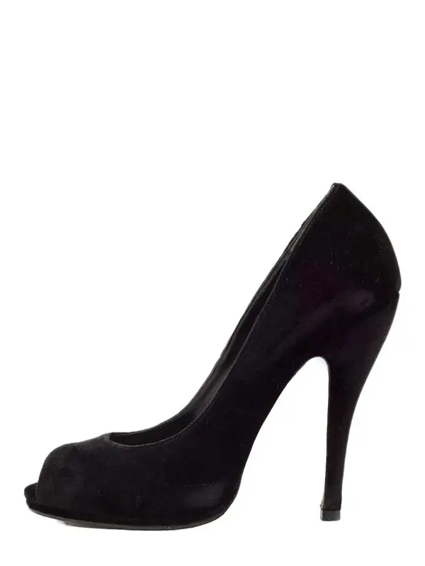 Gucci 2024 120mm Velvet Pumps - Black