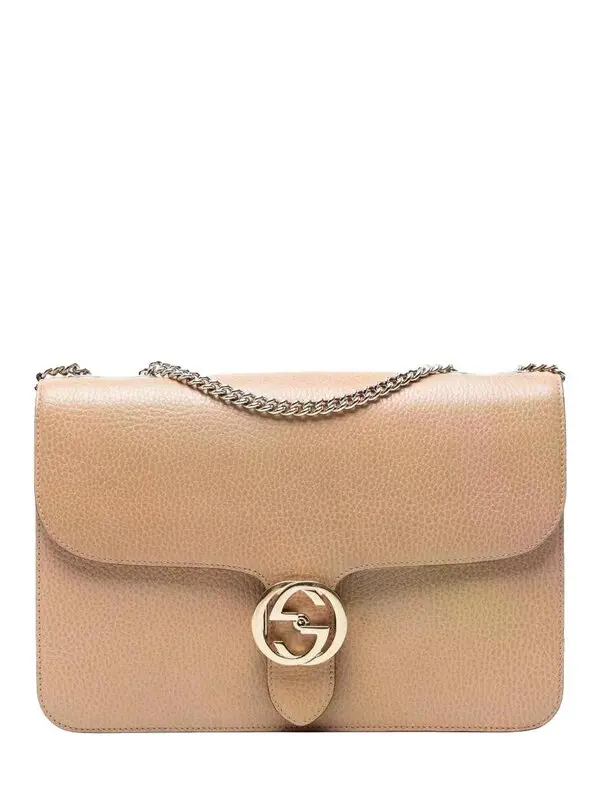 Gucci Interlocking G Crossbody Bag - Brown