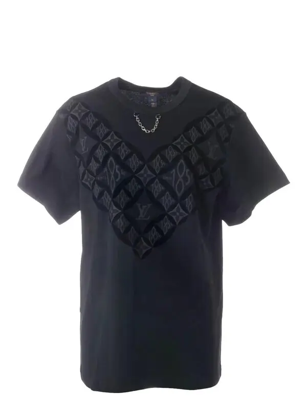 LOUIS VUITTON 2021 Monogram-print T-shirt - Black