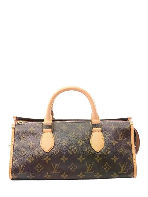LOUIS VUITTON 2005 Popincourt Monogram Tote Bag - Brown