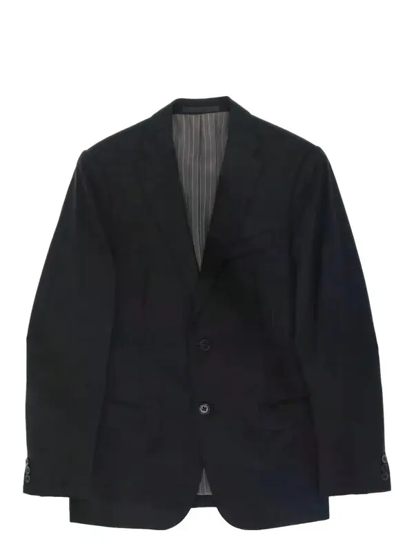 Giorgio Armani 1990s Wool Blazer - Grey