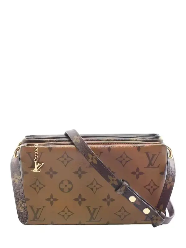 LOUIS VUITTON Lv3 Monogram Shoulder Bag - Brown