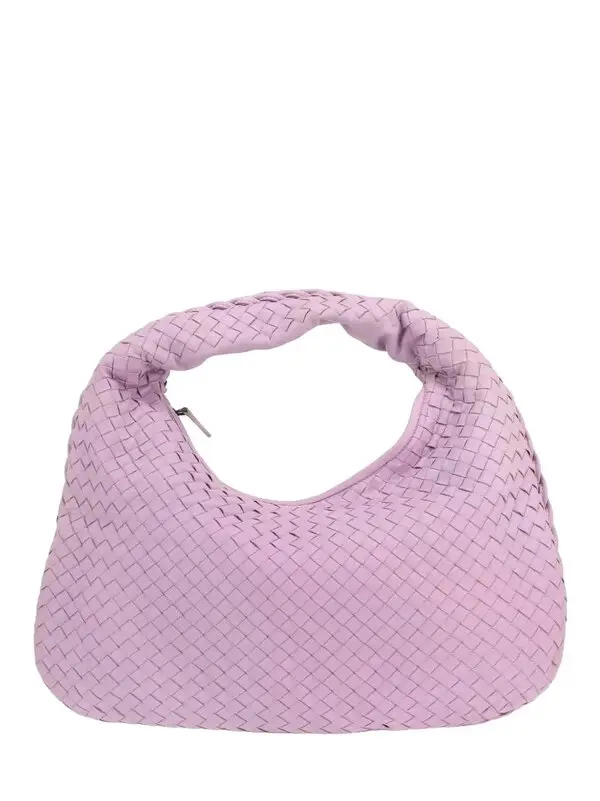 Bottega Veneta Intrecciato Top Handle Bag - Purple