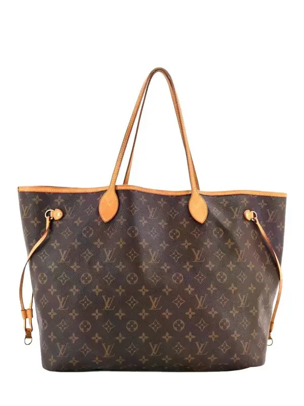 LOUIS VUITTON Neverfull Monogram Canvas Gm Tote Bag - Brown