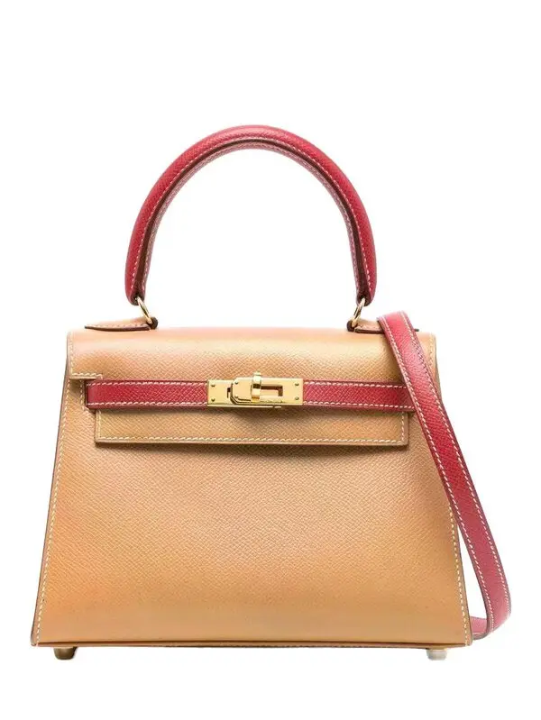 Hermès 1994 Kelly Sellier 20 Two-way Bag - Brown