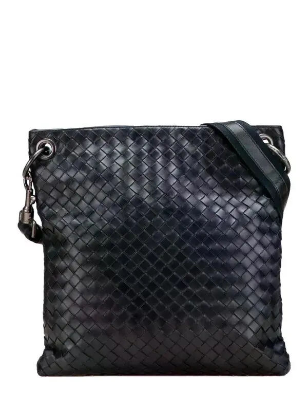 Bottega Veneta Nappa Intrecciato Vn Crossbody Bag - Black