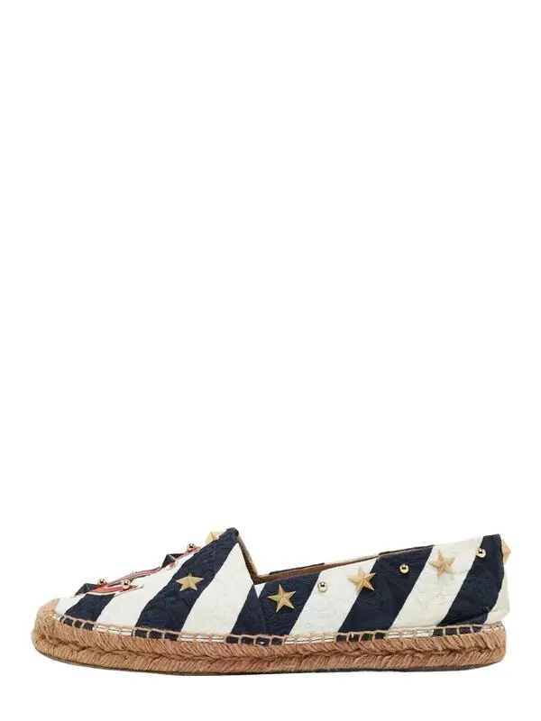 Dolce & Gabbana Striped Espadrilles - Blue