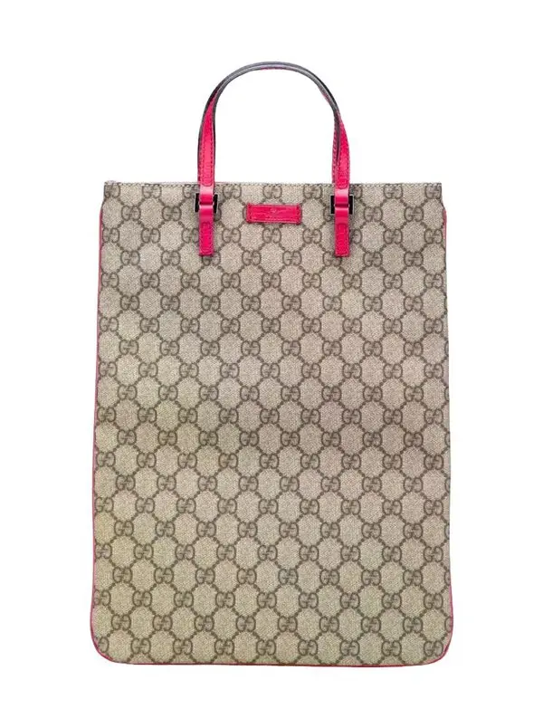 Gucci Gg Supreme Tote Bag - Brown