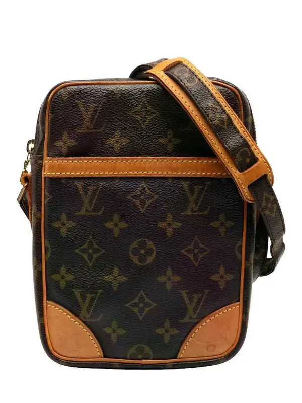 LOUIS VUITTON Monogram Danube Crossbody Bag - Brown