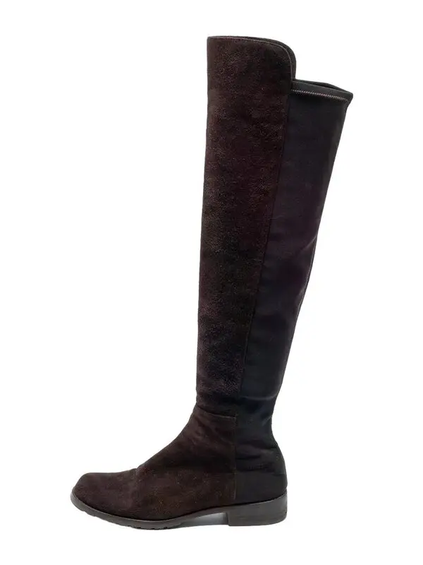 STUART WEITZMAN 2024 Suede Knee-high Boots - Brown