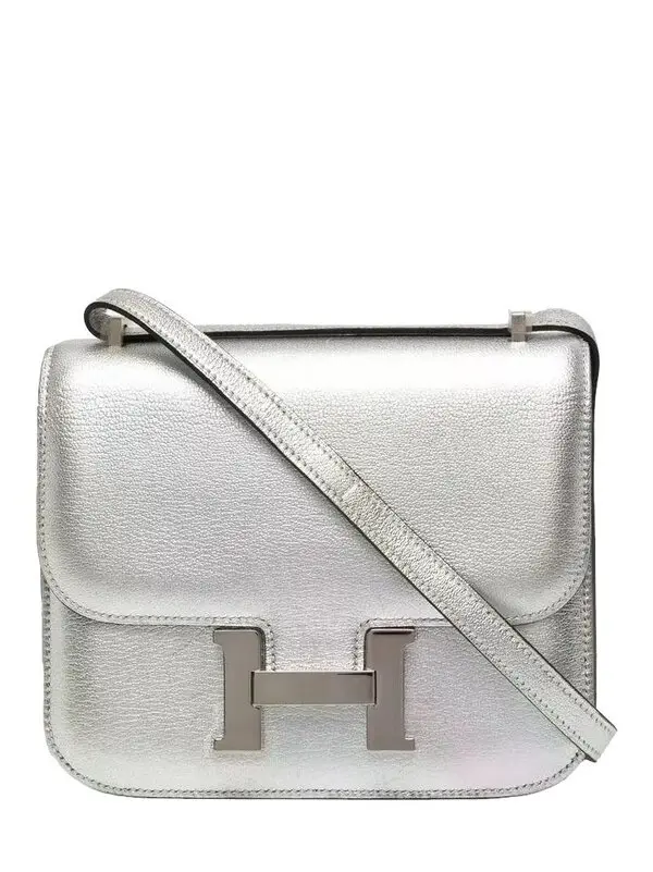 Hermès 2004 Constance 18 Shoulder Bag - Silver