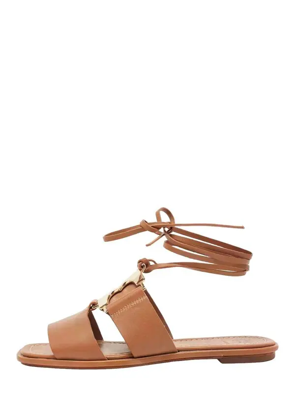 Tory Burch Gemini Link Sandals - Brown