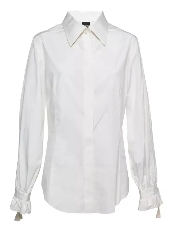 Gianfranco Ferre Long-sleeve Button-up Shirt - White
