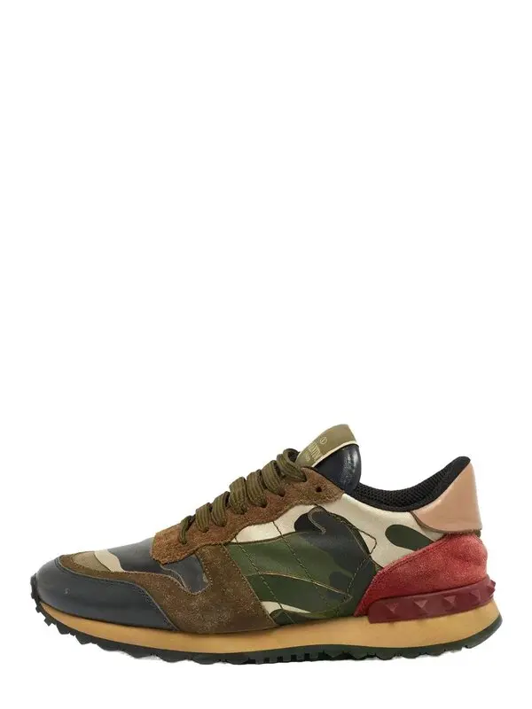 Valentino Garavani Rockrunner Sneakers - Brown