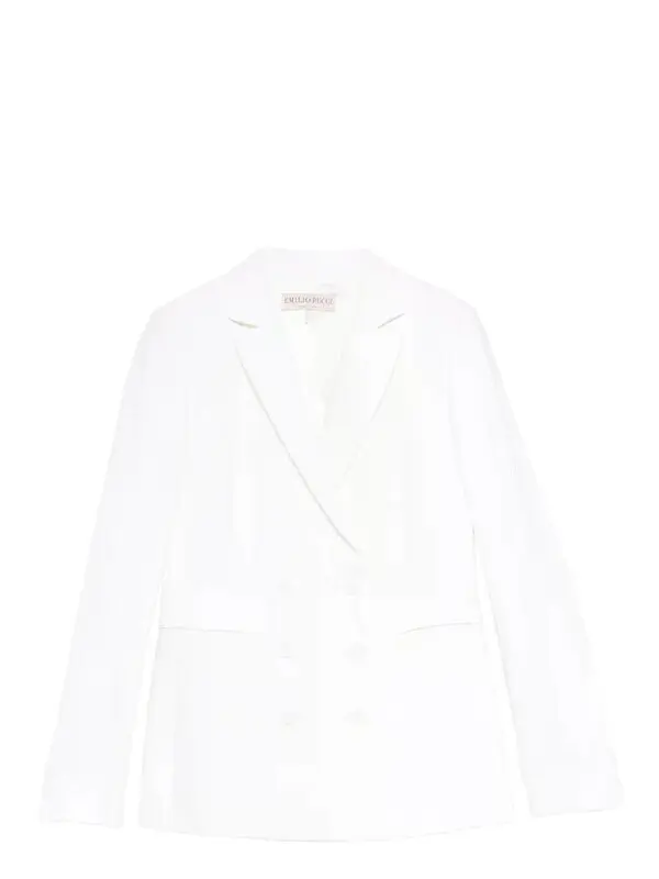 Emilio Pucci 2010s Double-breasted Jacket - White
