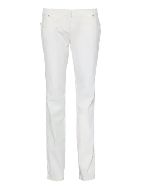 Roberto Cavalli Two-tone Jeans - White