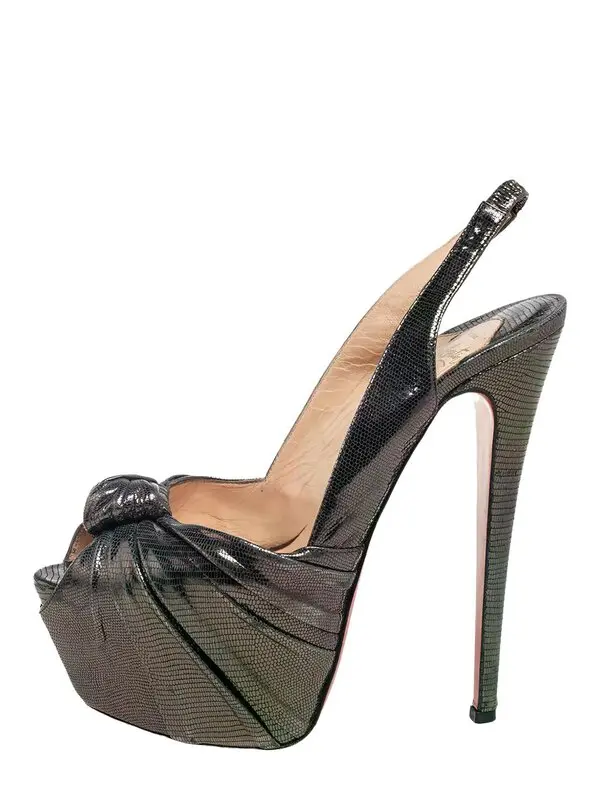 CHRISTIAN LOUBOUTIN 160mm Miss Benin Sandals - Grey