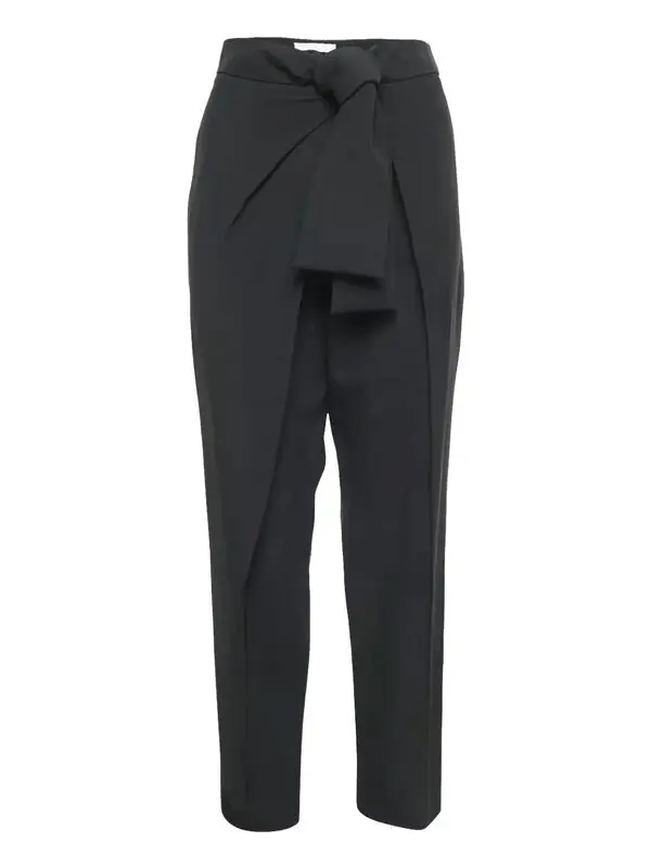 Chloé Pre-owned 2024 Tie-waist Trousers - Black