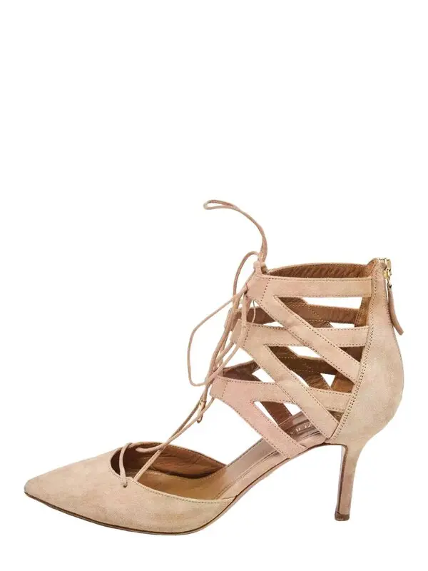 AQUAZZURA 85mm Belgravia Pumps - Neutrals