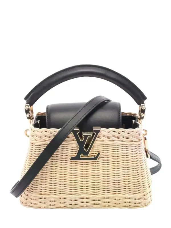 LOUIS VUITTON 2021 Mini Capucines Handbag - Neutrals
