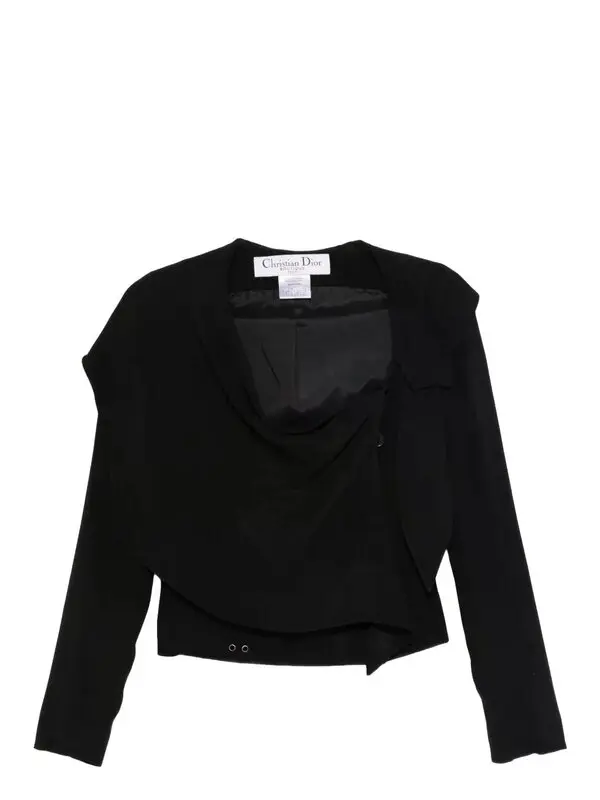 Dior 1990s Square-neck Jacket - Black
