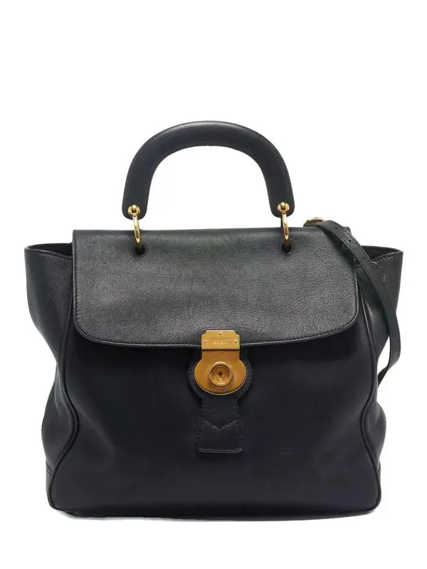 Burberry 2023 Leather Tote Bag - Black