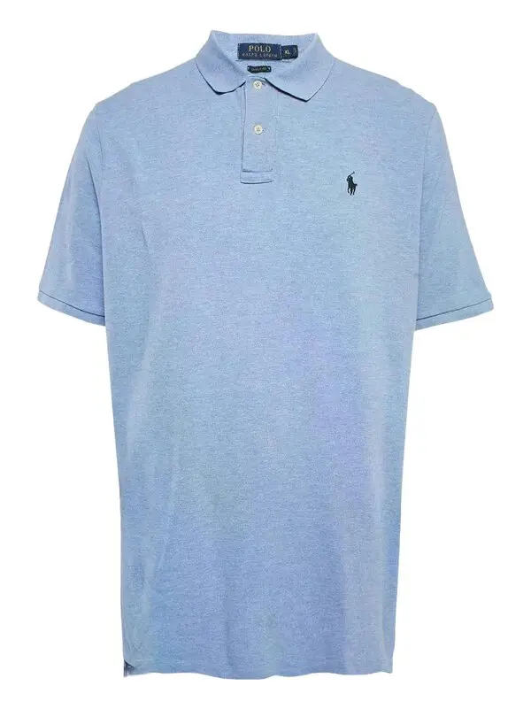Polo Ralph Lauren Pre-owned Polo Pony-embroidered Polo Shirt - Blue