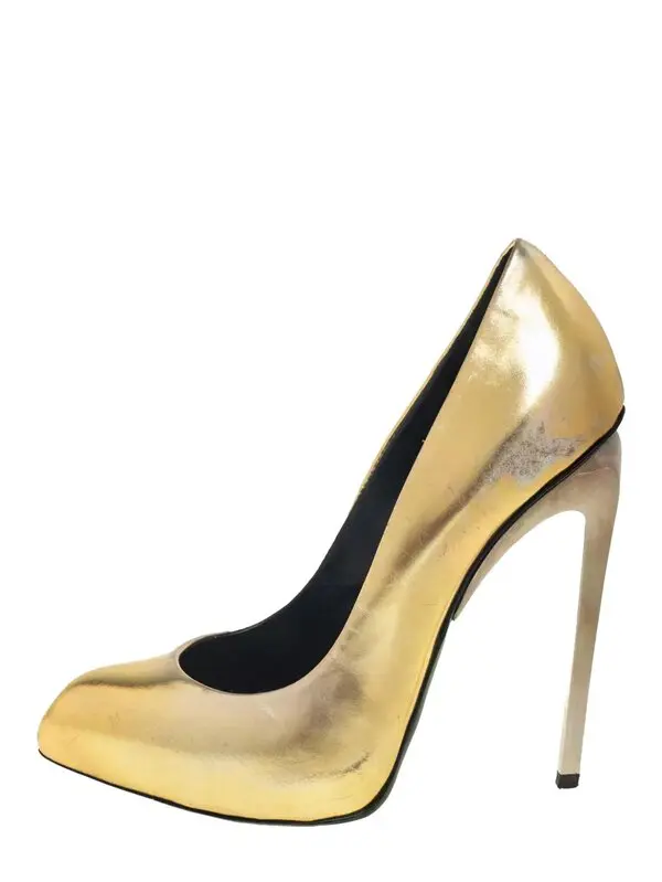 GIUSEPPE ZANOTTI 125mm Metallic Pointed-toe Pumps - Gold