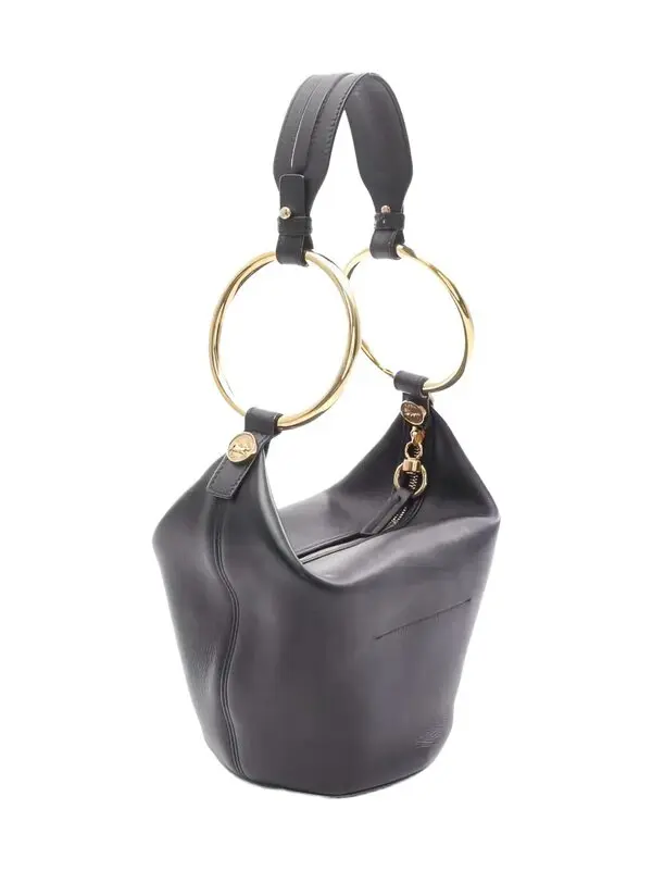 Chloé Ring-detail Leather Mini Bag - Black