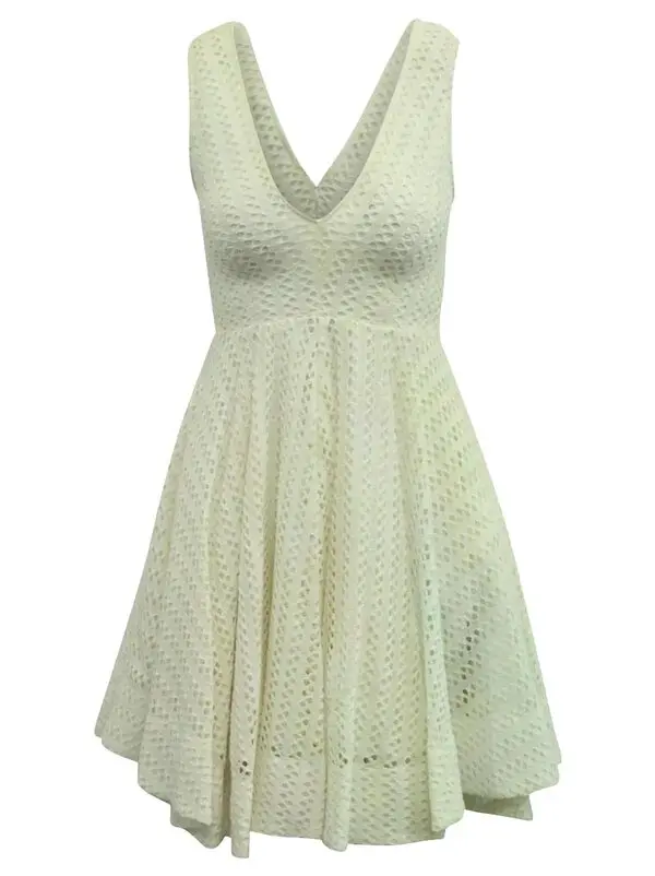 Sandro Eyelet Lace Dress - White