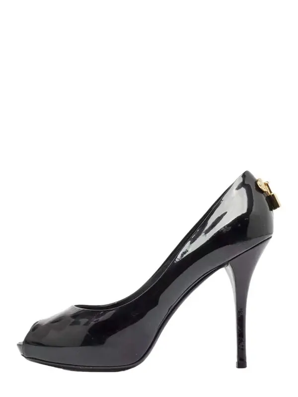LOUIS VUITTON 120mm Leather Pumps - Black