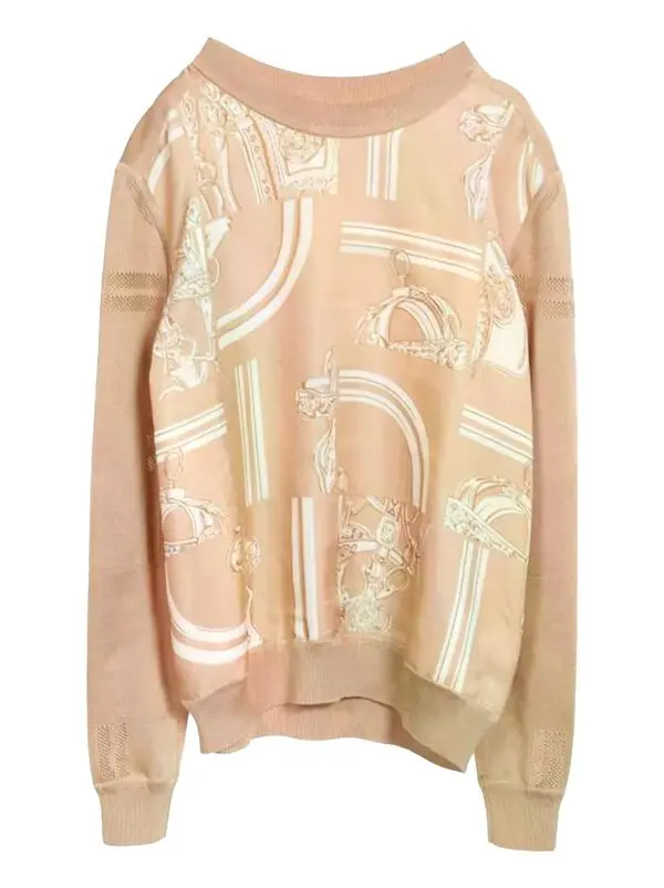 Hermès En Desordre Finesse Sweater - Neutrals
