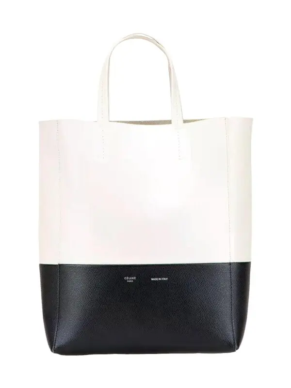 Celine Vertical Cabas Tote Bag - White